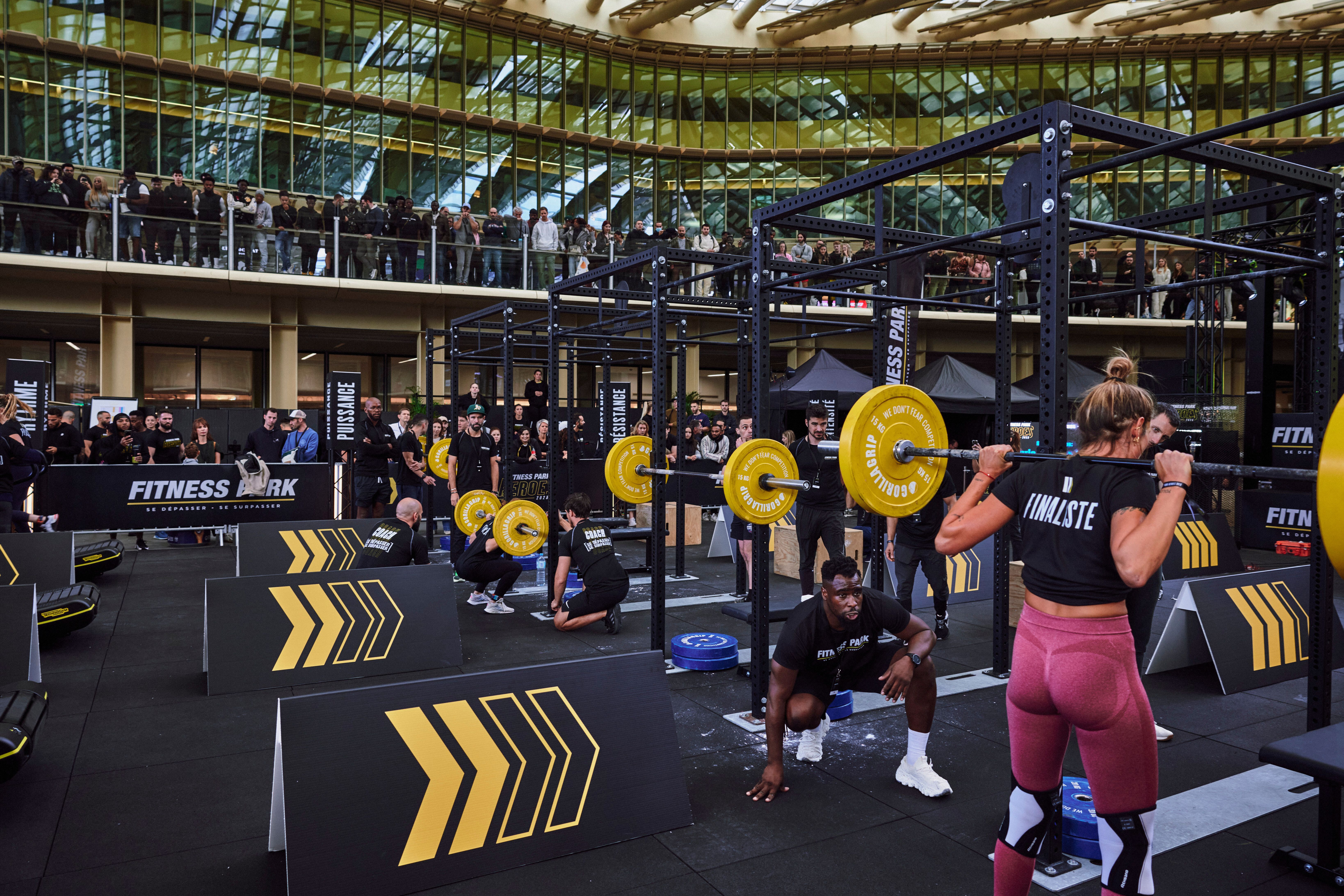 Roadshow fitness pour Fitness Park en France par l'Agence IS